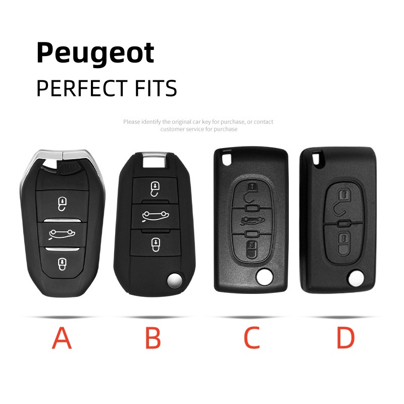 [Ready Stock]Peugeot car key Case Cover for 308 3008 301 2008 508 4008 ...