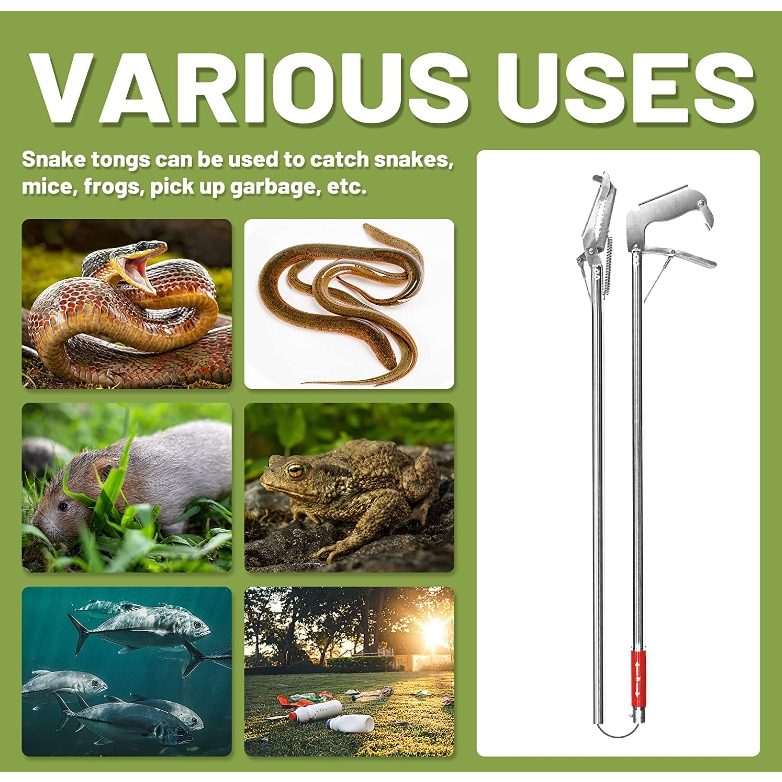 2 Meter Long Handle Snake Catcher Snake Stick Catcher Foldable Snake ...