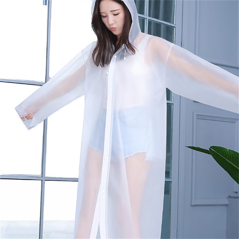 Rainstorm-proof single long raincoat full body jacket trench coat ...