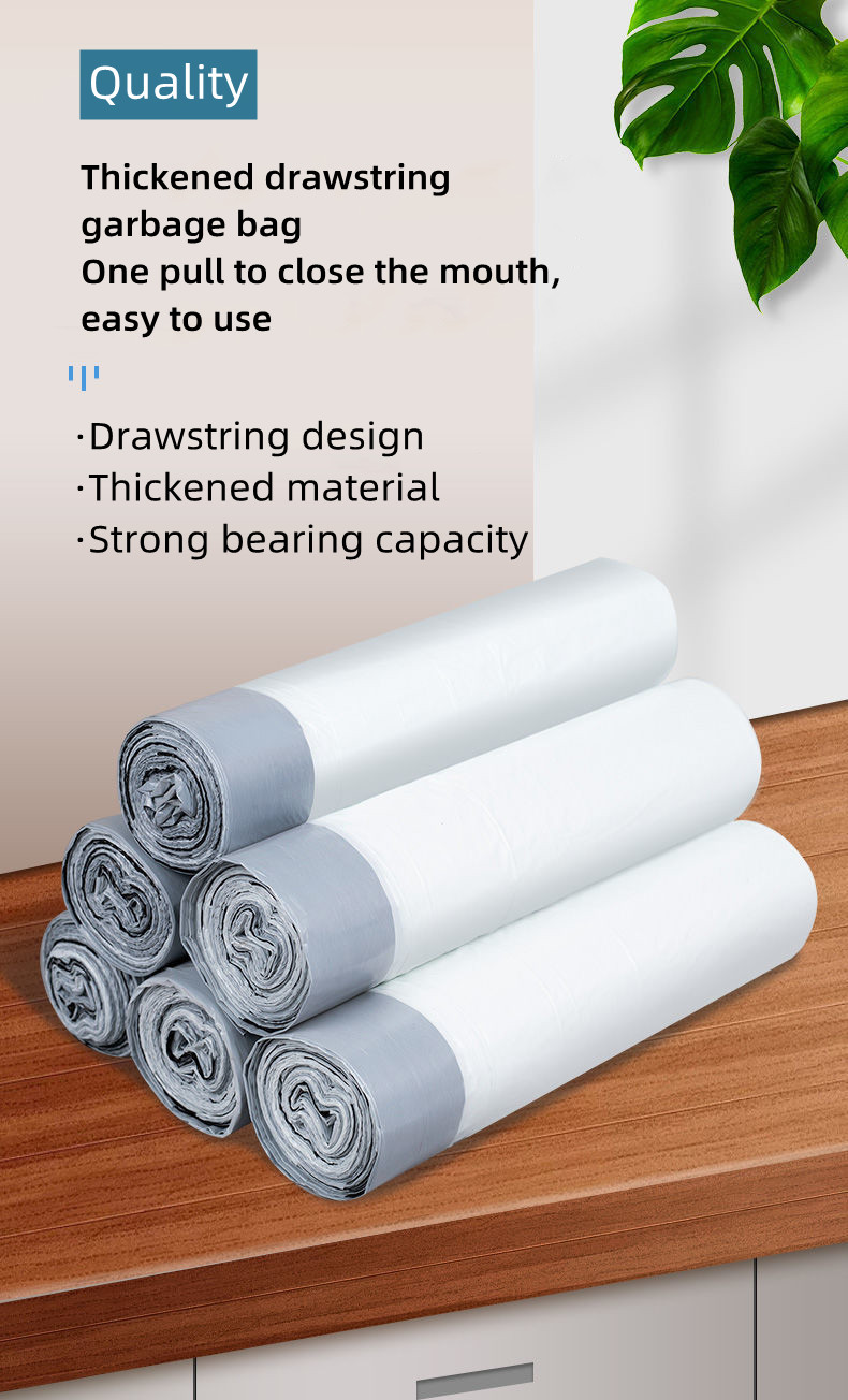 [EVA] 【local delivery】Household drawstring garbage bag, automatic ...