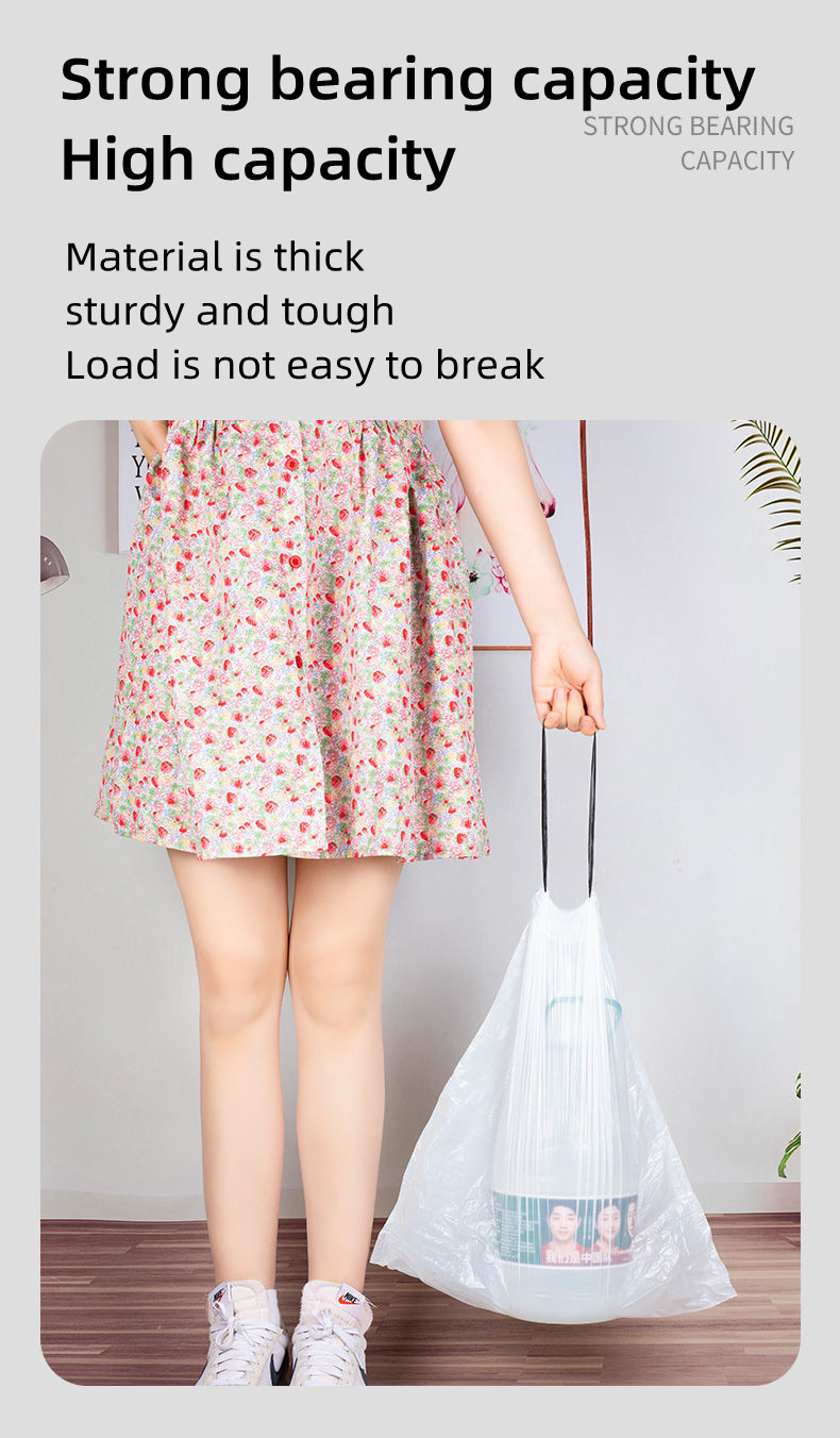 [EVA] 【local delivery】Household drawstring garbage bag, automatic ...