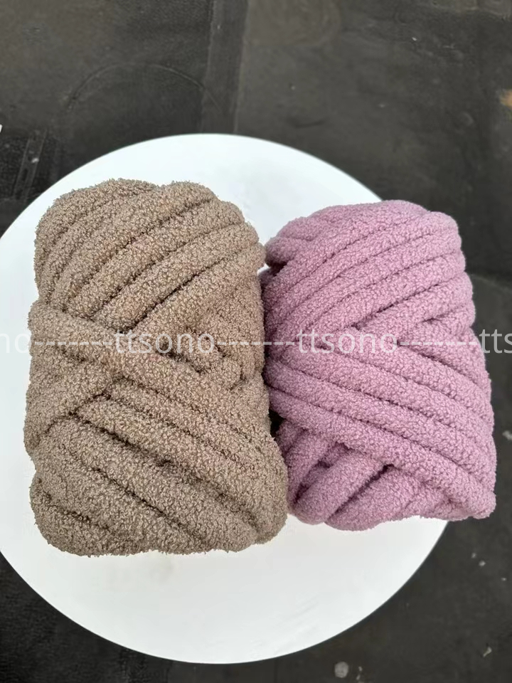 🔝New Cool Twill yarn🧊DIY Chunky Tubular Giant yarn Cool Coarse Wool ...