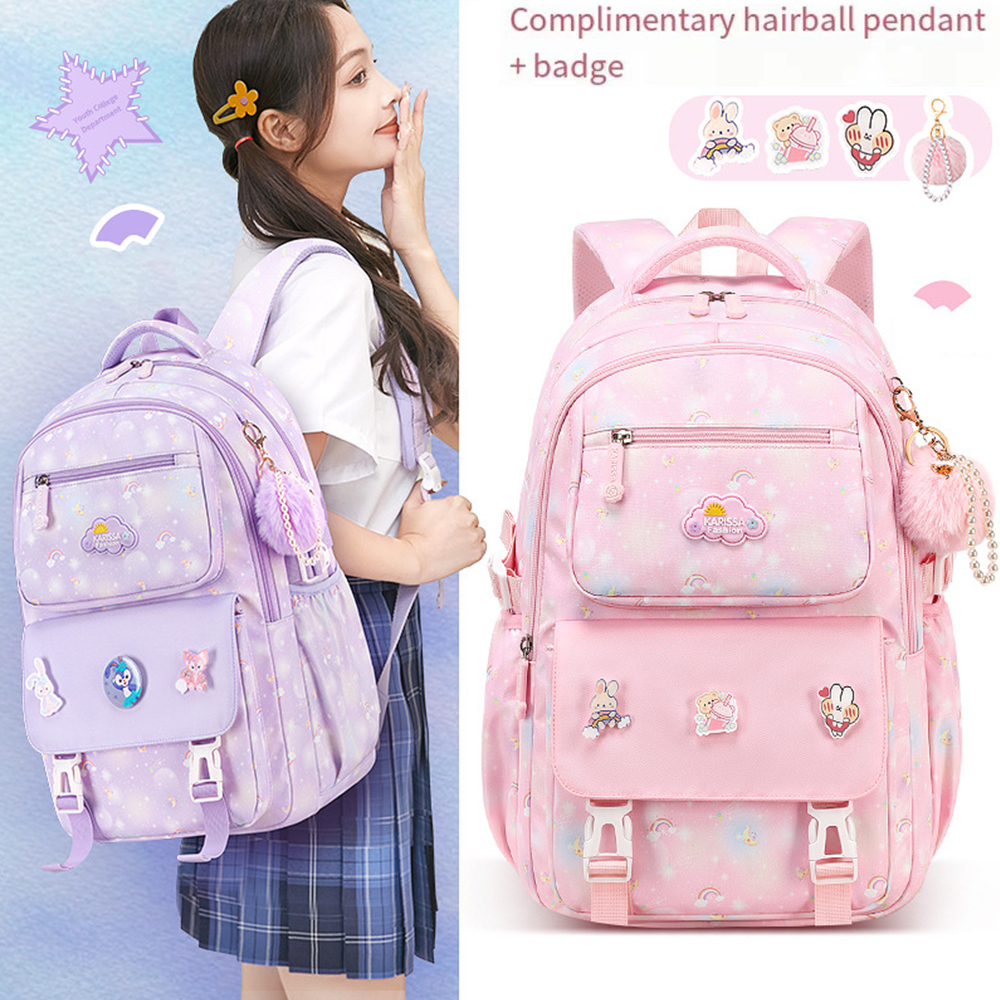 New elementary school students schoolbag girls spine protection junior ...