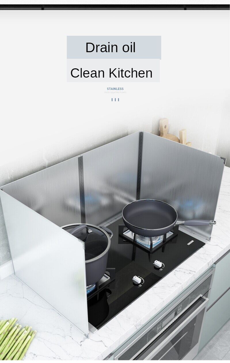 Oil Splash Guard Cover Oil Splatter Screen Guard Stainless Steel for ...