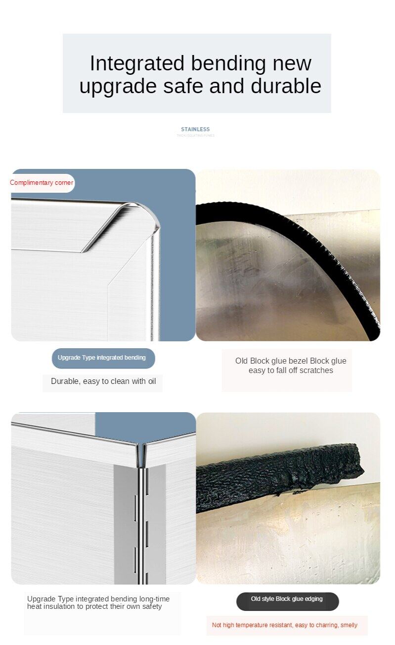 Oil Splash Guard Cover Oil Splatter Screen Guard Stainless Steel for ...