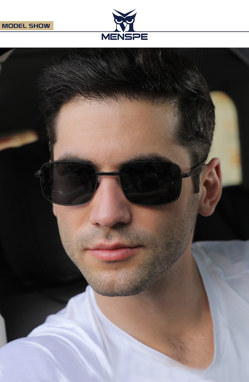 MENSPE UV400 Photochromic Polarized Sunglasses UV Protection Anti ...