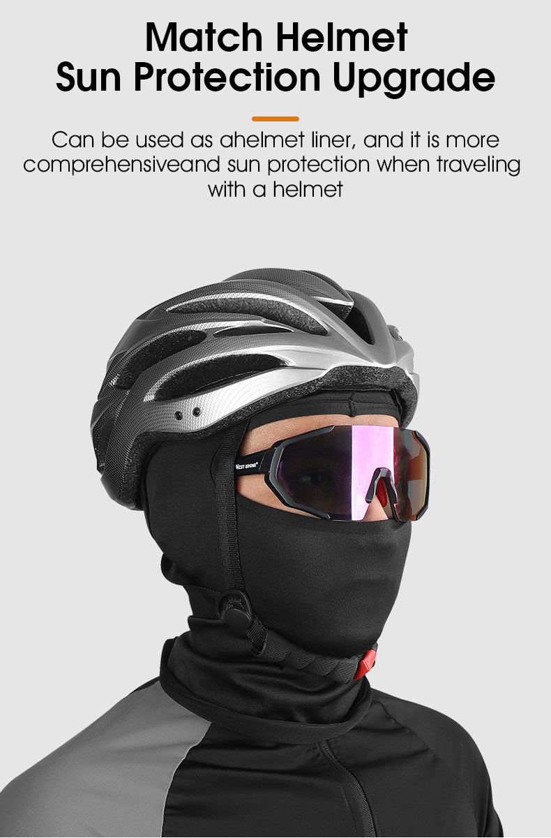 Sun Protection Cycling Face Mask Anti-Sweat Breathable Motor Topeng ...