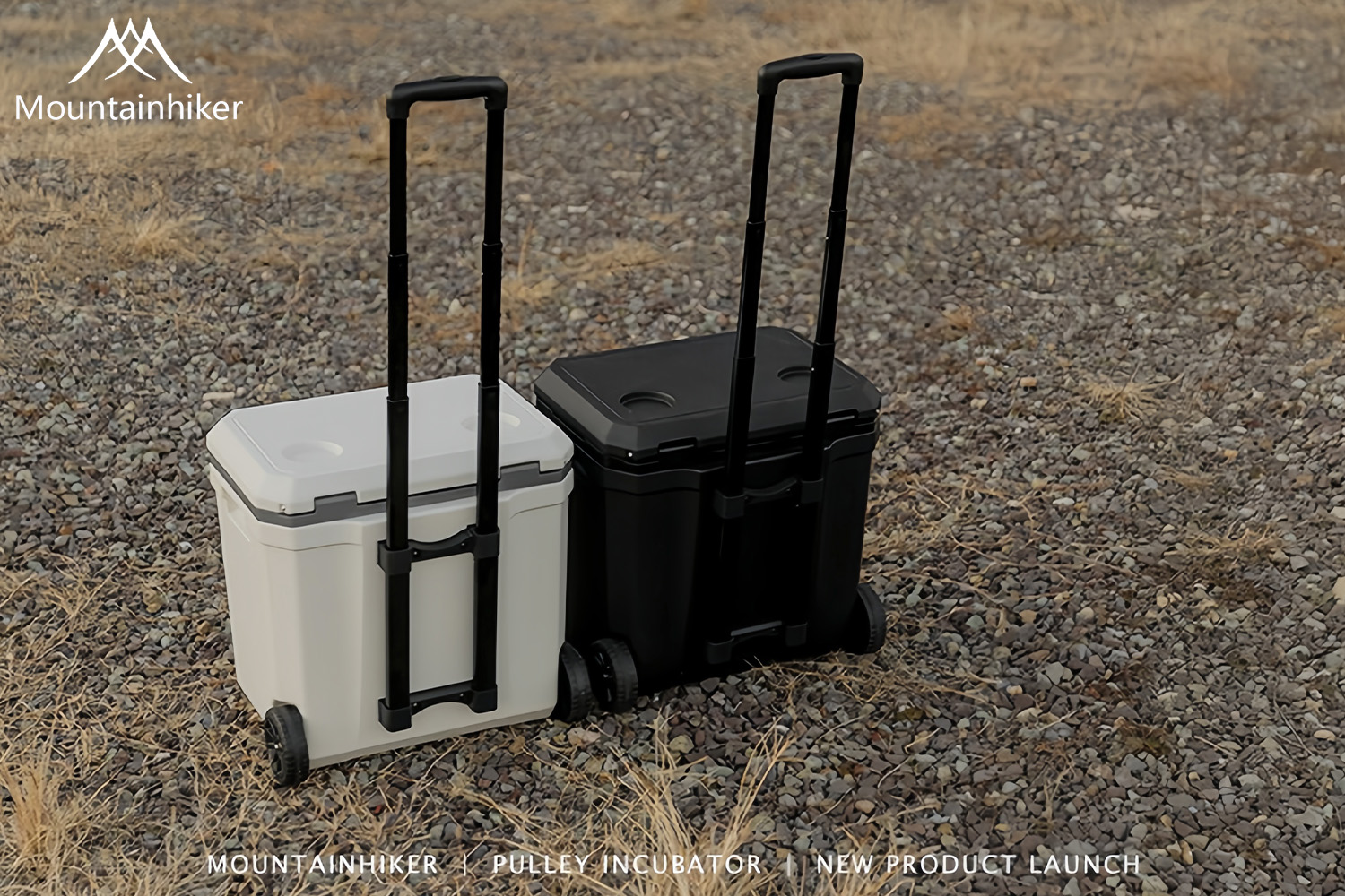⚡️Ready stock⚡️MOUNTAINHIKER 38L Cooler Box with Rollers Portable ...