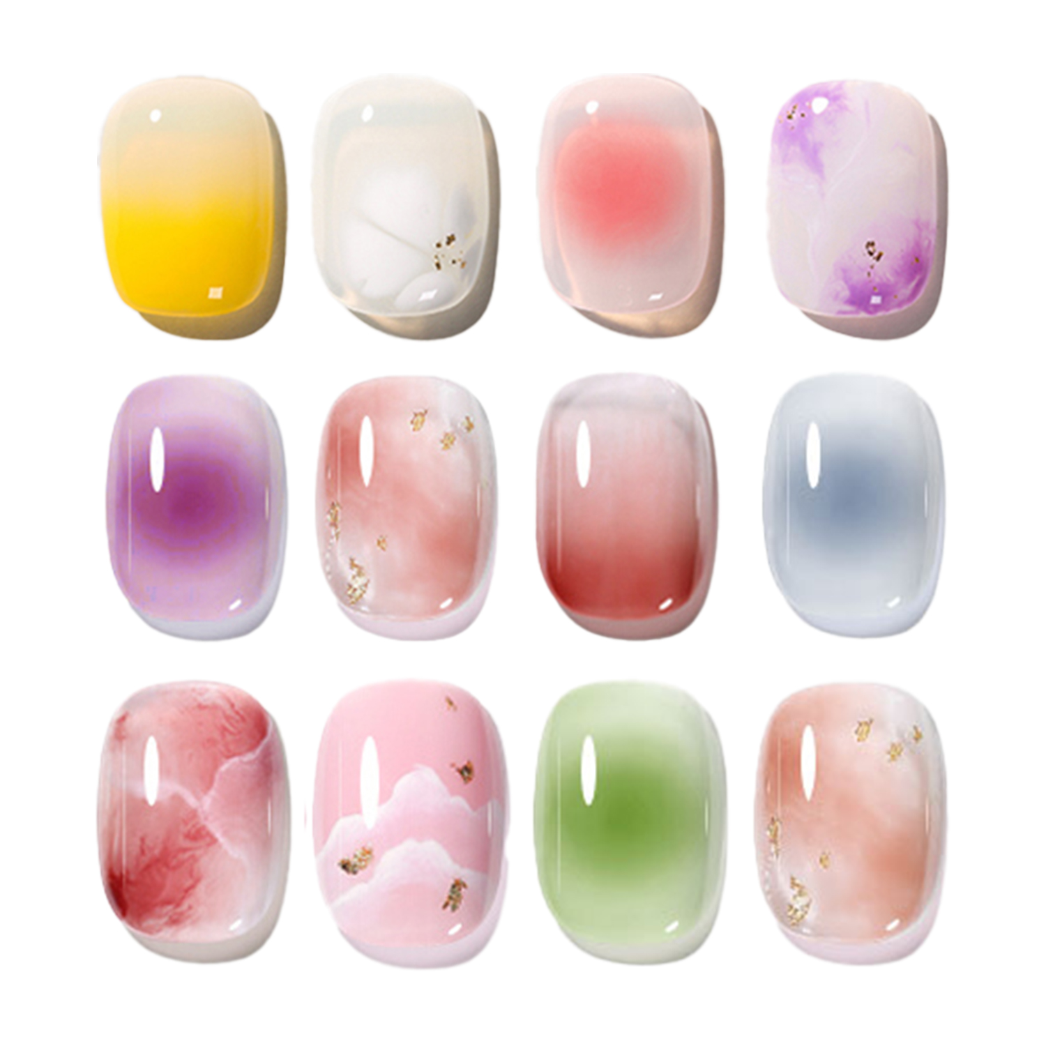 Eelloo 15ml Clear Nail Blooming Gel UV LED Soak Off Nail Art Gradient ...