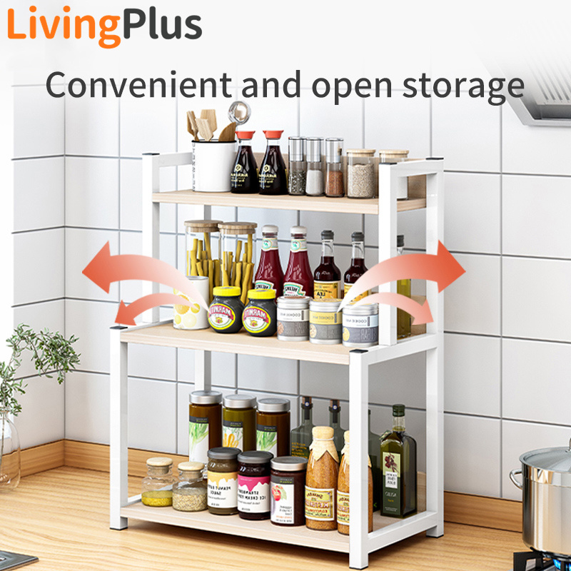 Spice Rack Rak Dapur Kitchen Rack Spices Organizer Kitchen Shelf ...