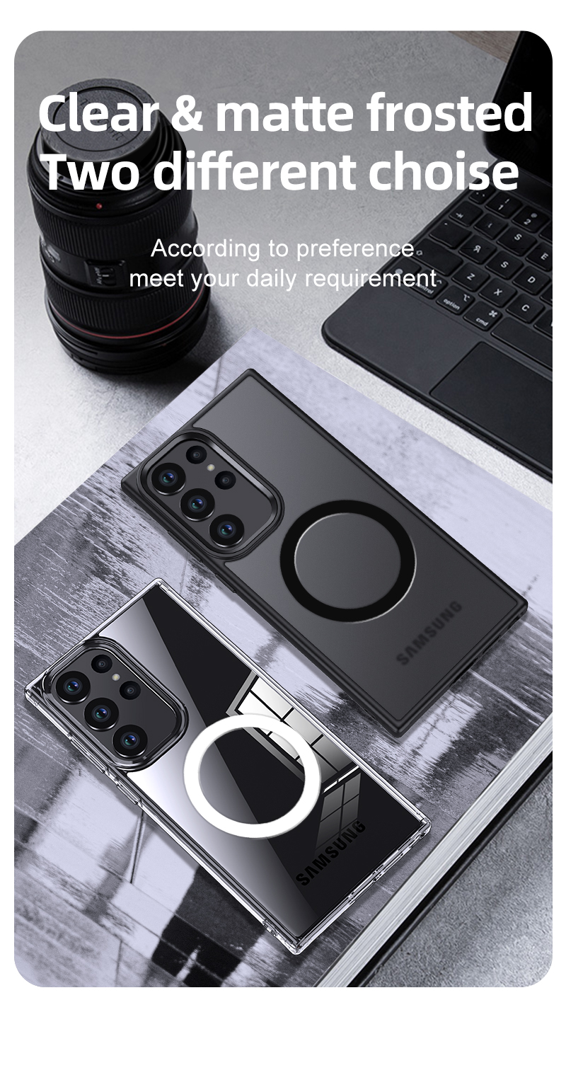 Ice Armor Samsung S24 Ultra Casing S24 Plus Magnetic Hard Case ...