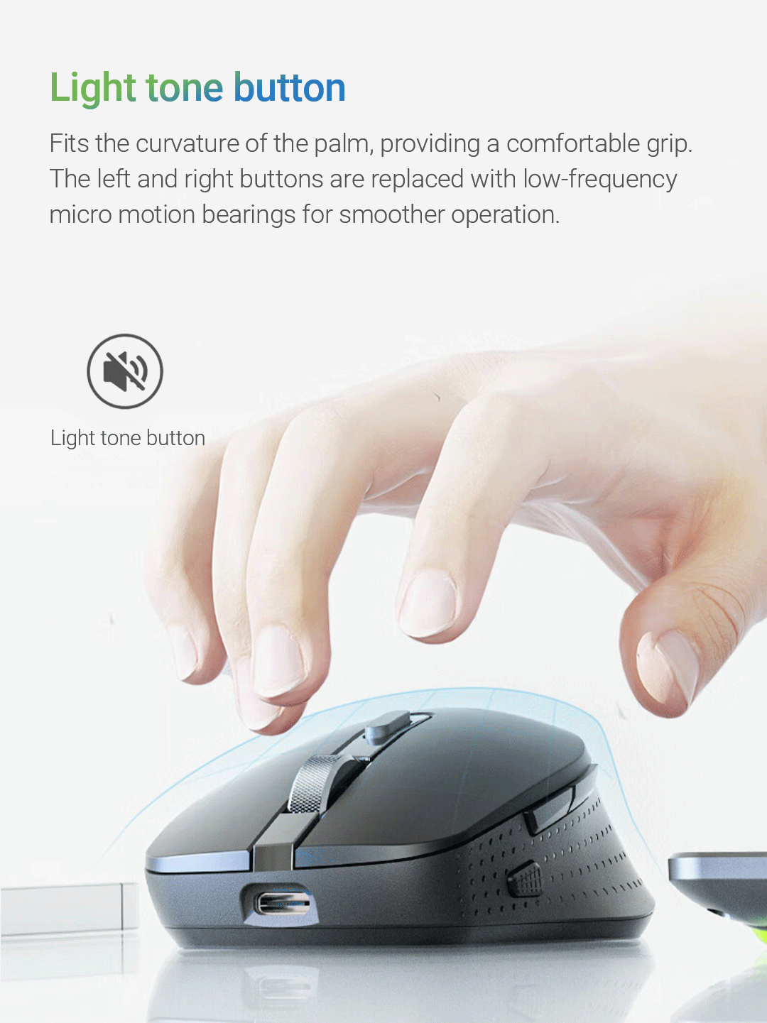 Acer Mouse Wireless M155, Dual Modes, Type-C Rechargeable, Bluetooth ...