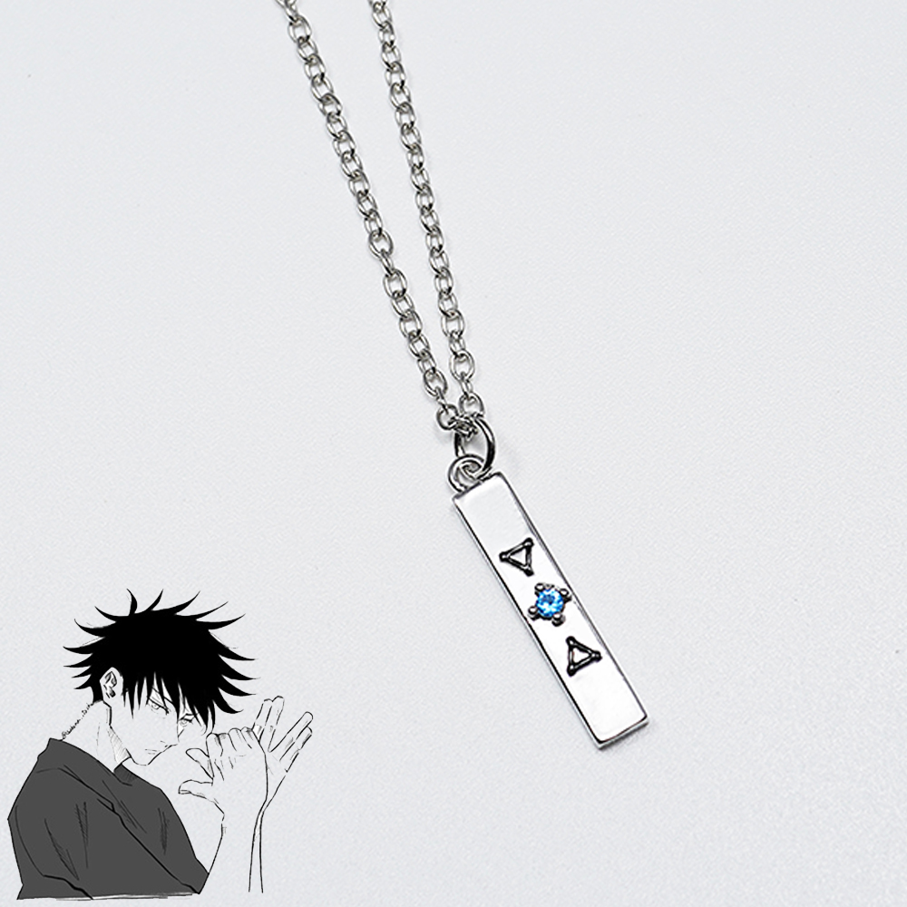 Anime Jujutsu Kaisen Necklace Gojo Satoru Pendant Metal Jewelry ...