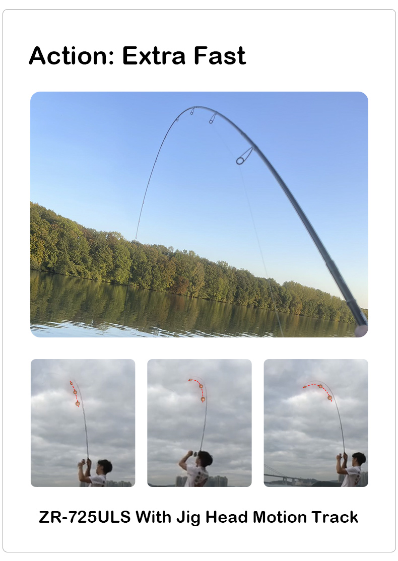 PURELURE ZERO Travel Rod BFS Fishing Casting UL Stream Bass Spinning ...