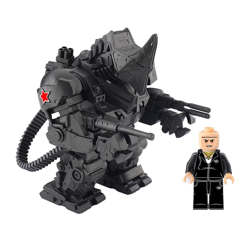 Rhino Building Blocks Super hero spiderman enemy Figures Toy ...