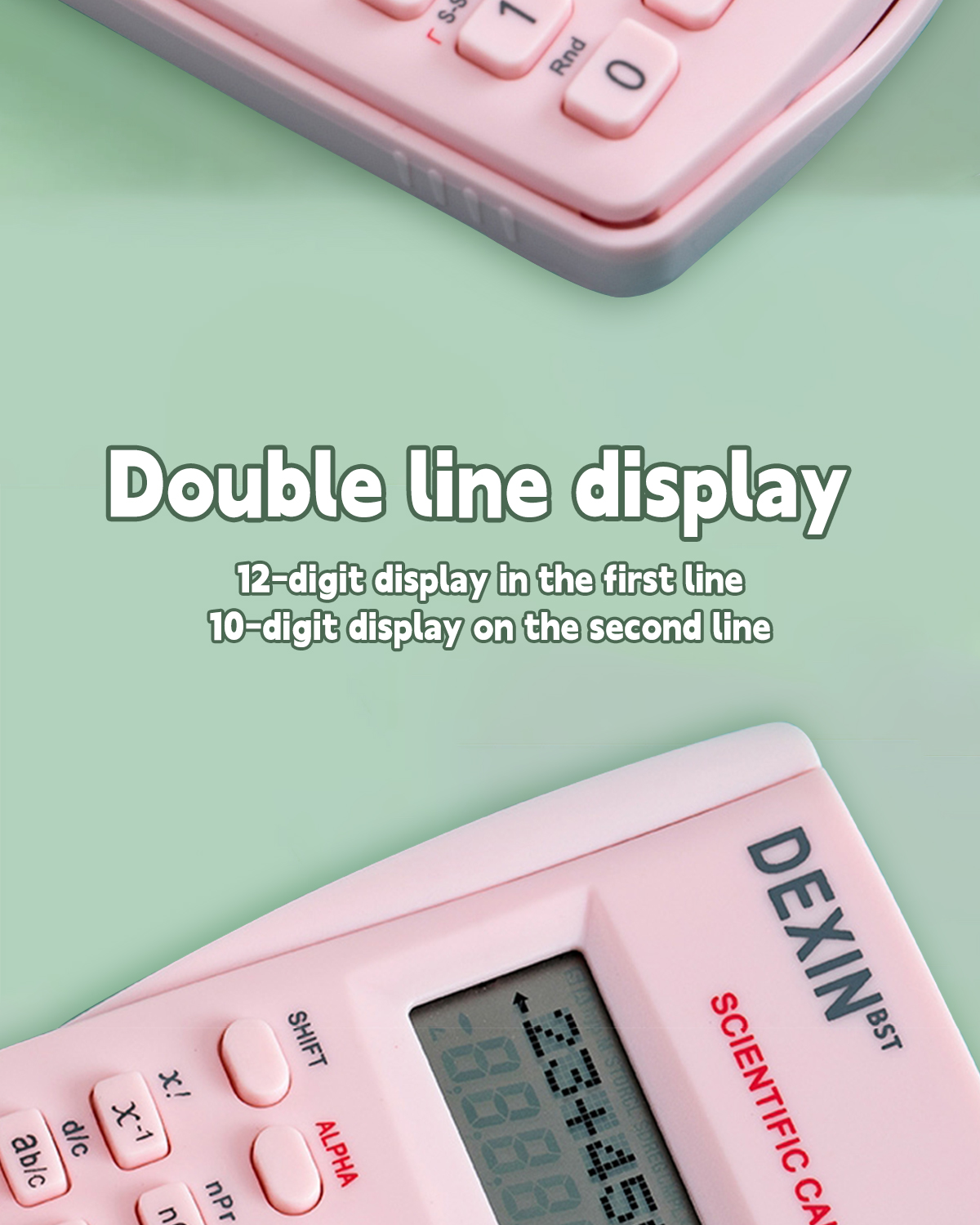 Cute Kawaii Scientific Digital Calculator Multifunctional Portable Exam ...