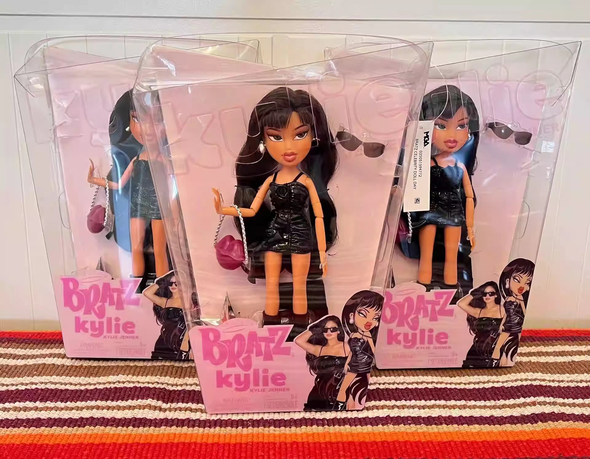 Bratz x Kylie Jenner Night Fashion Doll with Evening Gown, Pet Dog, and ...