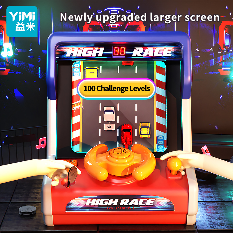 YIMI kids Steering Wheel Racing Adventure Game Simulation Driving Toy ...