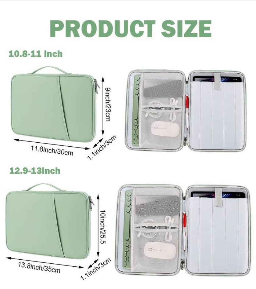 BUBM Laptop Case Portable Laptop Bag Waterproof Shockproof Laptop Bag ...