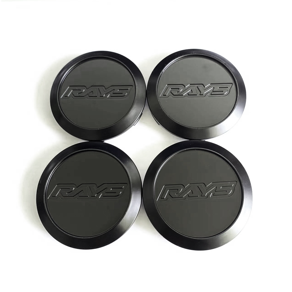 4pcs 64mm RAYS Car Wheel Center Caps Red Logo Fit for Rays Volk Racing ...
