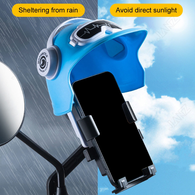 【MY Stock】Motorcycle Phone Holder Stand Motorbike Sunscreen Phone Stand ...