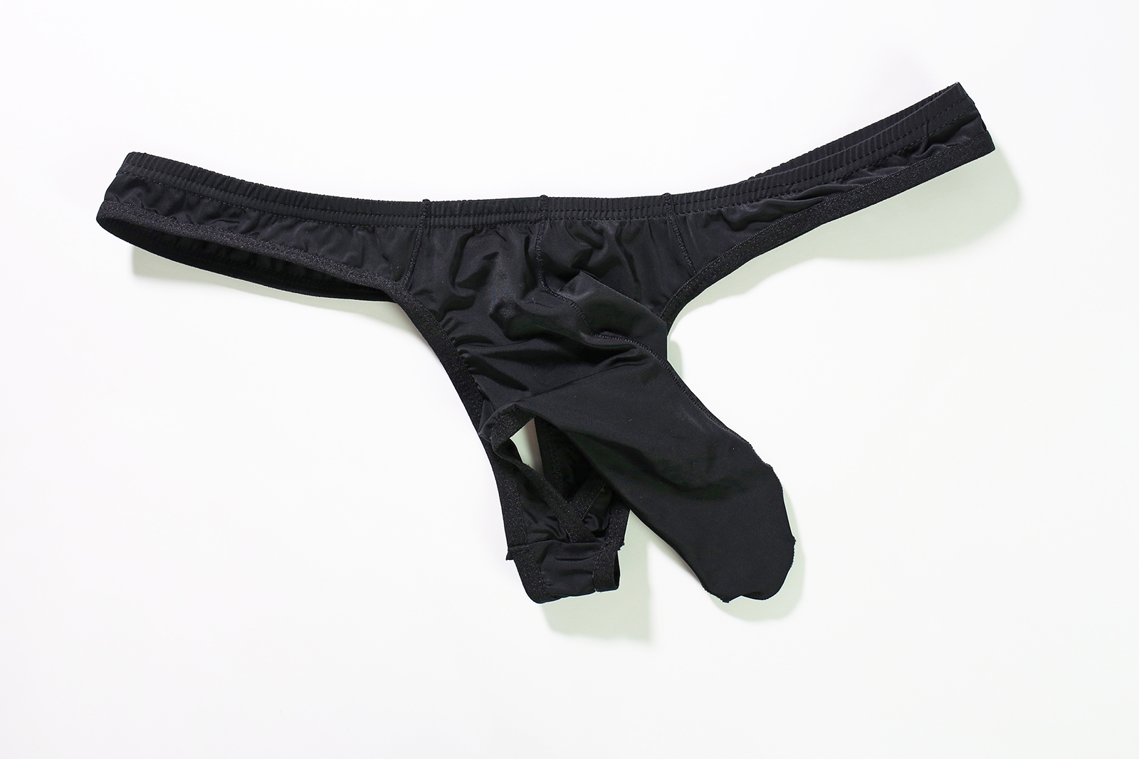 Men Thongs Thin Long Elephant Nose Underwear G String Buttocks Hollow ...