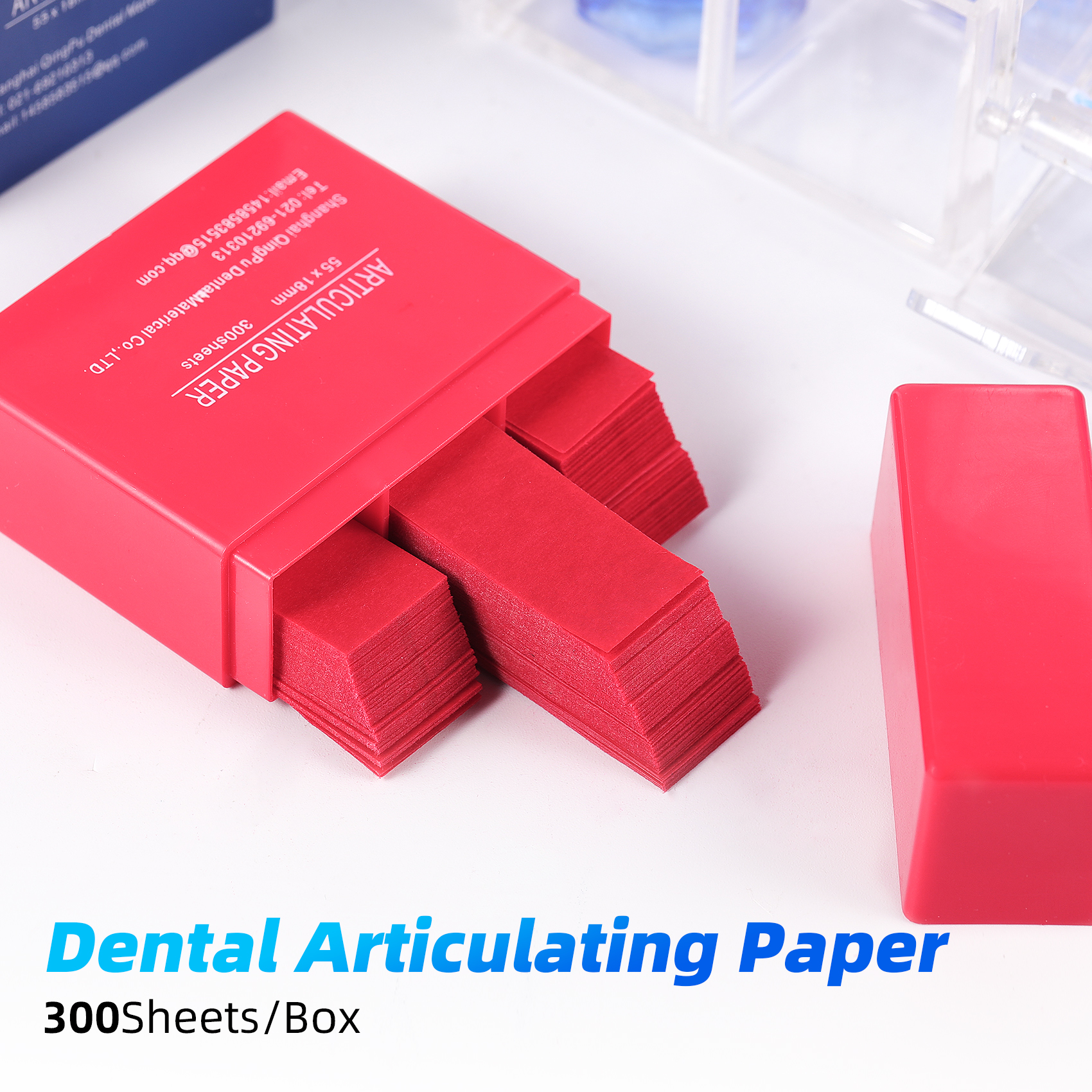 300 Sheets Dental Articulating Paper Dental Lab Products Teeth Care ...