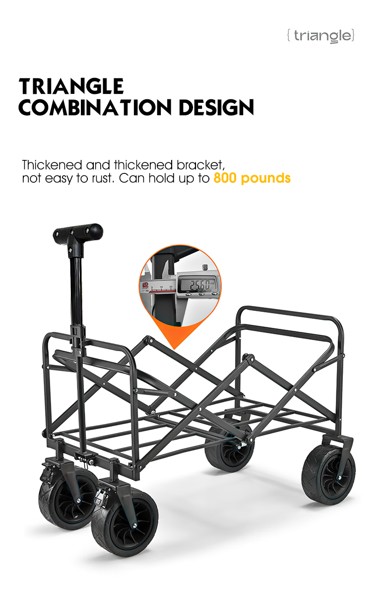 🔥Ready Stock🔥300L Outdoor Trolley Wagon Folding Wagon Tool truck ...