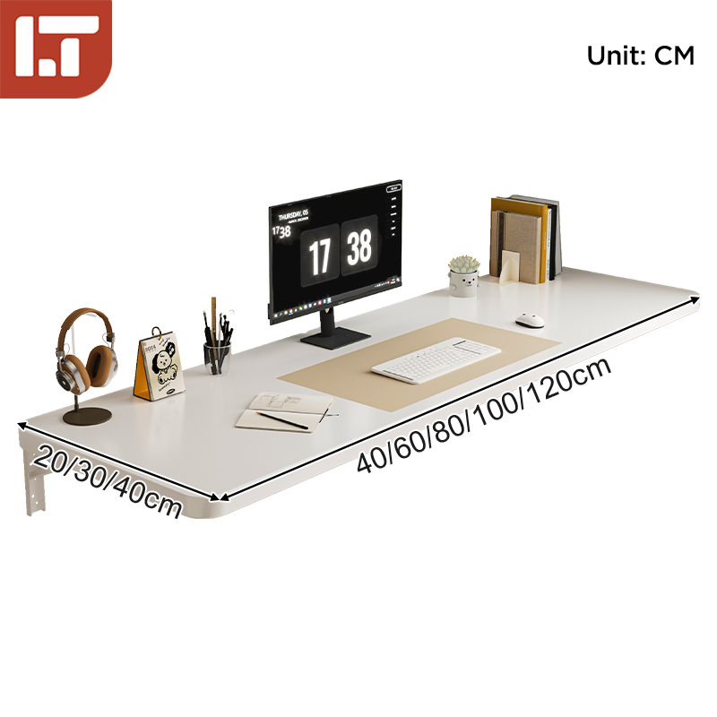 Folding Table With Bracket Office Table Foldable Table Wall Mounted ...