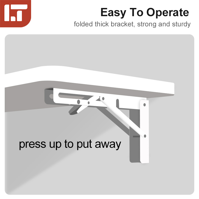 Folding Table With Bracket Office Table Foldable Table Wall Mounted ...