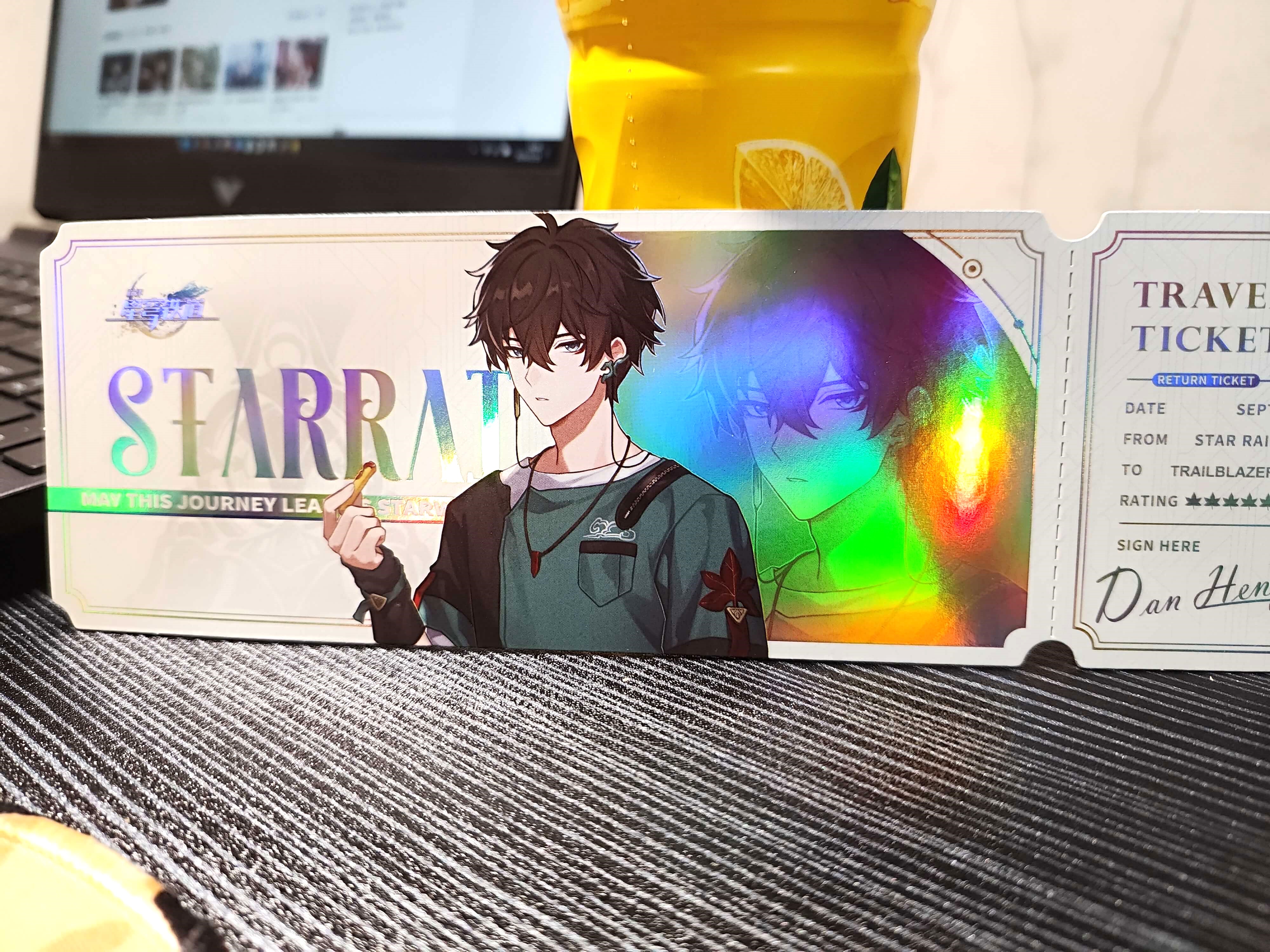 【Official products】Honkai Star Rail KFC Collaboration standee Laser ...