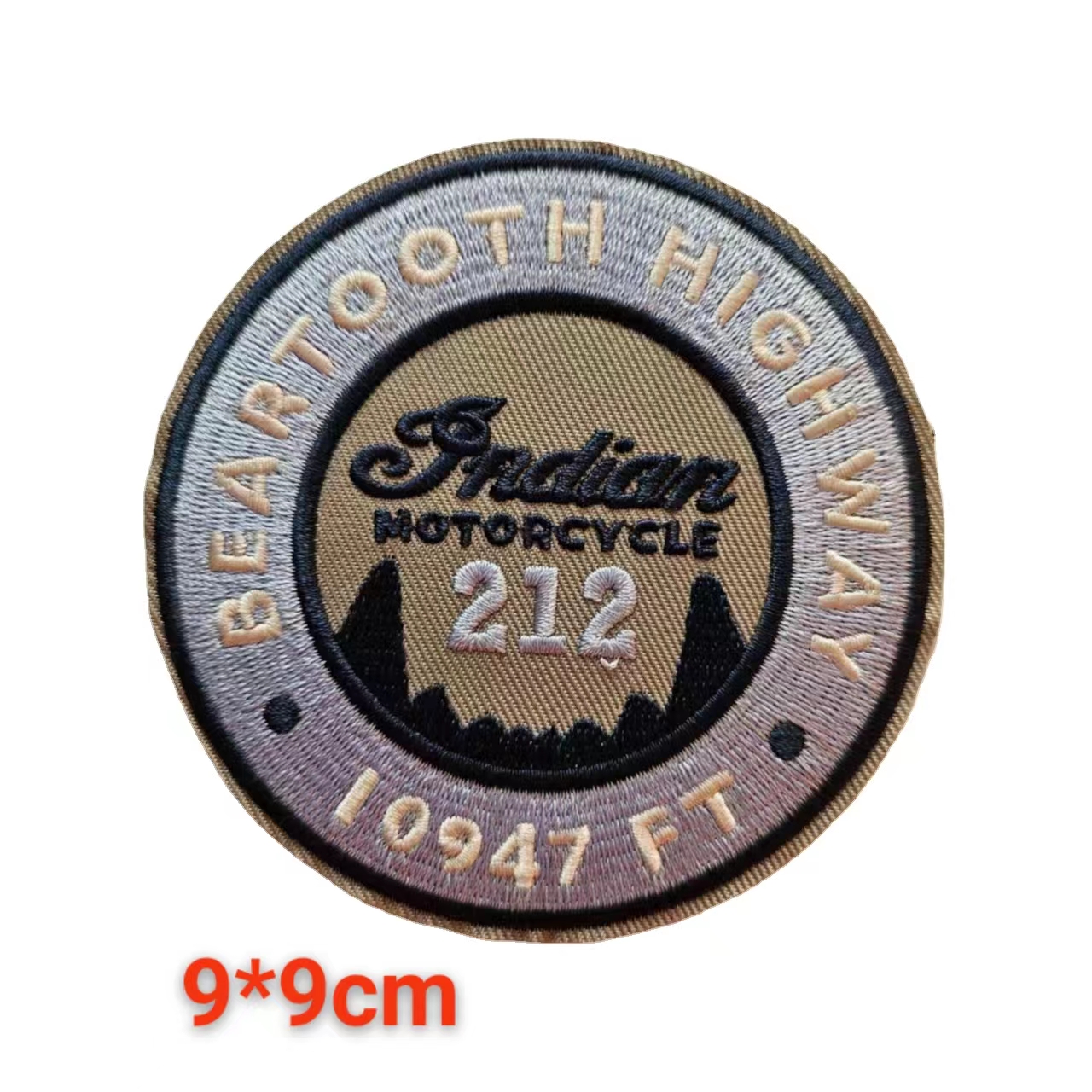 Custom Logo Embroidery Iron On Sew On Indian Motorcycles Design ...