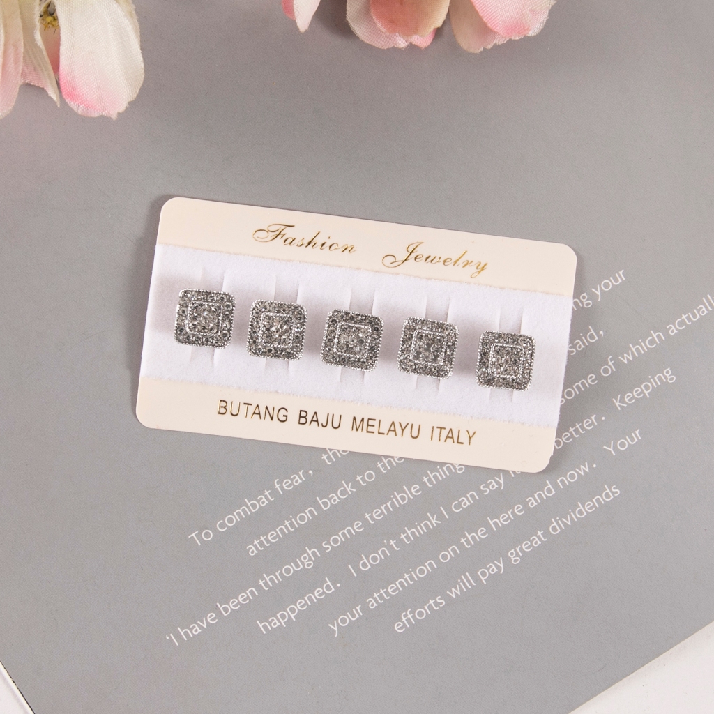 Set Butang Baju Melayu (5 Pcs) Butang Baju Melayu Exclusive Nikah Bulan ...