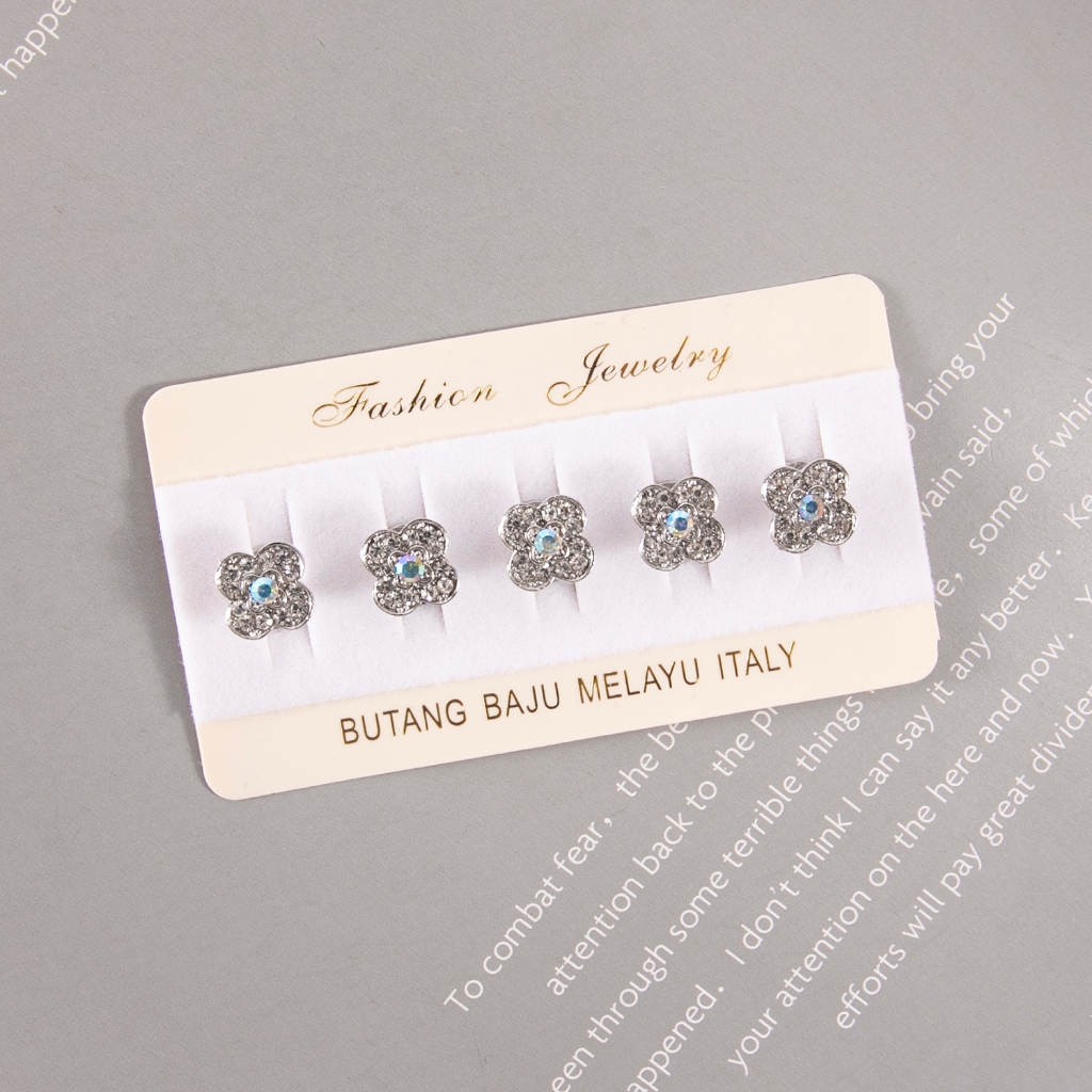 Set Butang Baju Melayu (5 Pcs) Butang Baju Melayu Exclusive Nikah Bulan ...