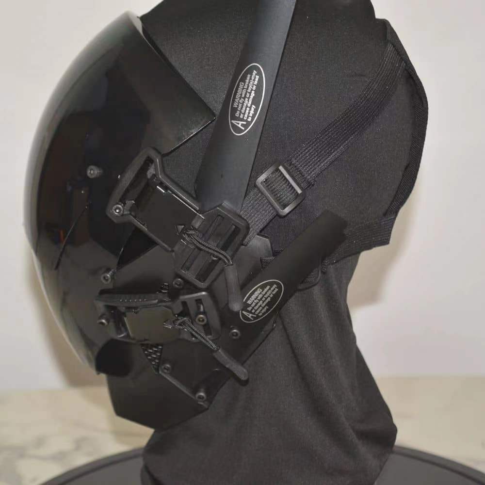 Cyberpunk Mask With Led Futuristic Dystopian Cospla Accessories ...