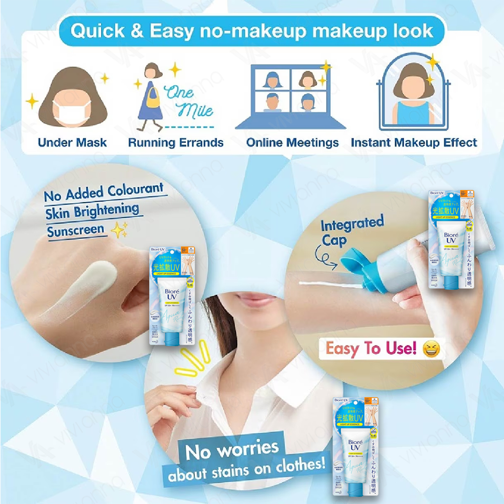 🟨6 6 SALE🟦Japan Biore Sunscreen 70g, UV Aqua Rich Light Up Essence ...