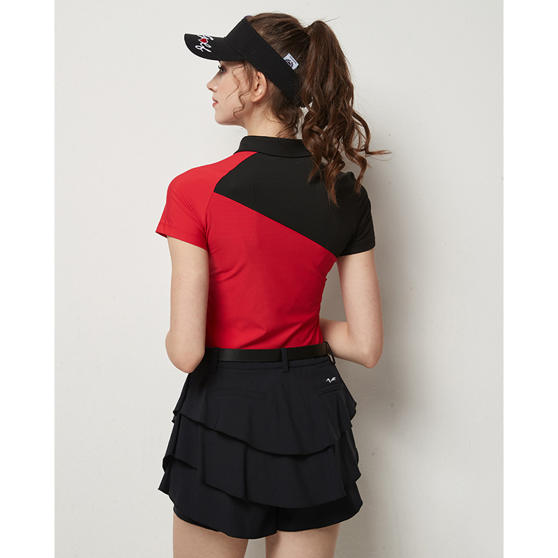 Golf Women's Summer New Short Sleeved Polo Shirt With a Slim Fit and ...