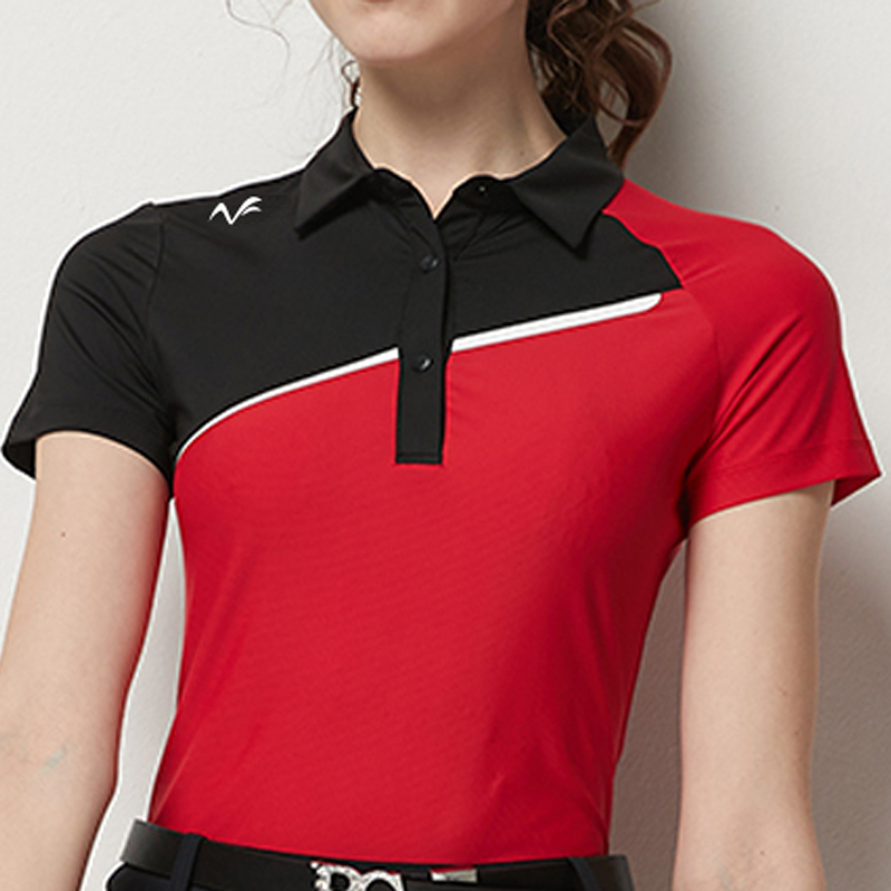 Golf Women's Summer New Short Sleeved Polo Shirt With a Slim Fit and ...