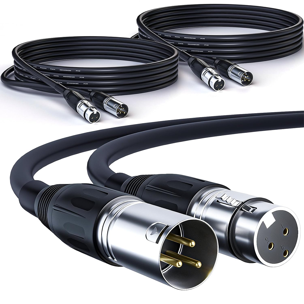 BOMGE XLR perfect tool for connecting microphone, mixer, external sound ...