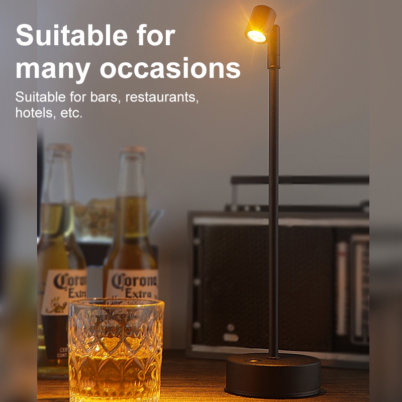 Hiberry LED Lampu Bar Table Lamp Cafe Bar Desk Lamp USB Rechargeable ...
