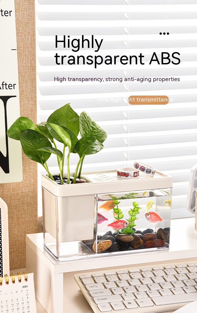 Ecological Fish Tank Micro Landscape Aquarium Landscaping Betta Fish ...