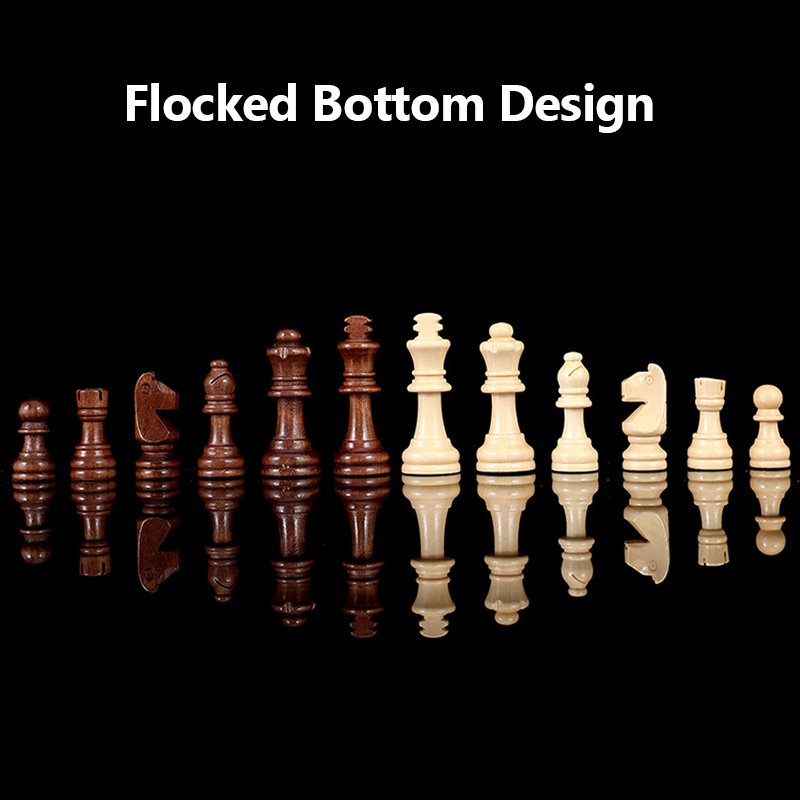 【Local Ship in 24h】3-IN-1 Wooden Chess Set International Chess Game ...