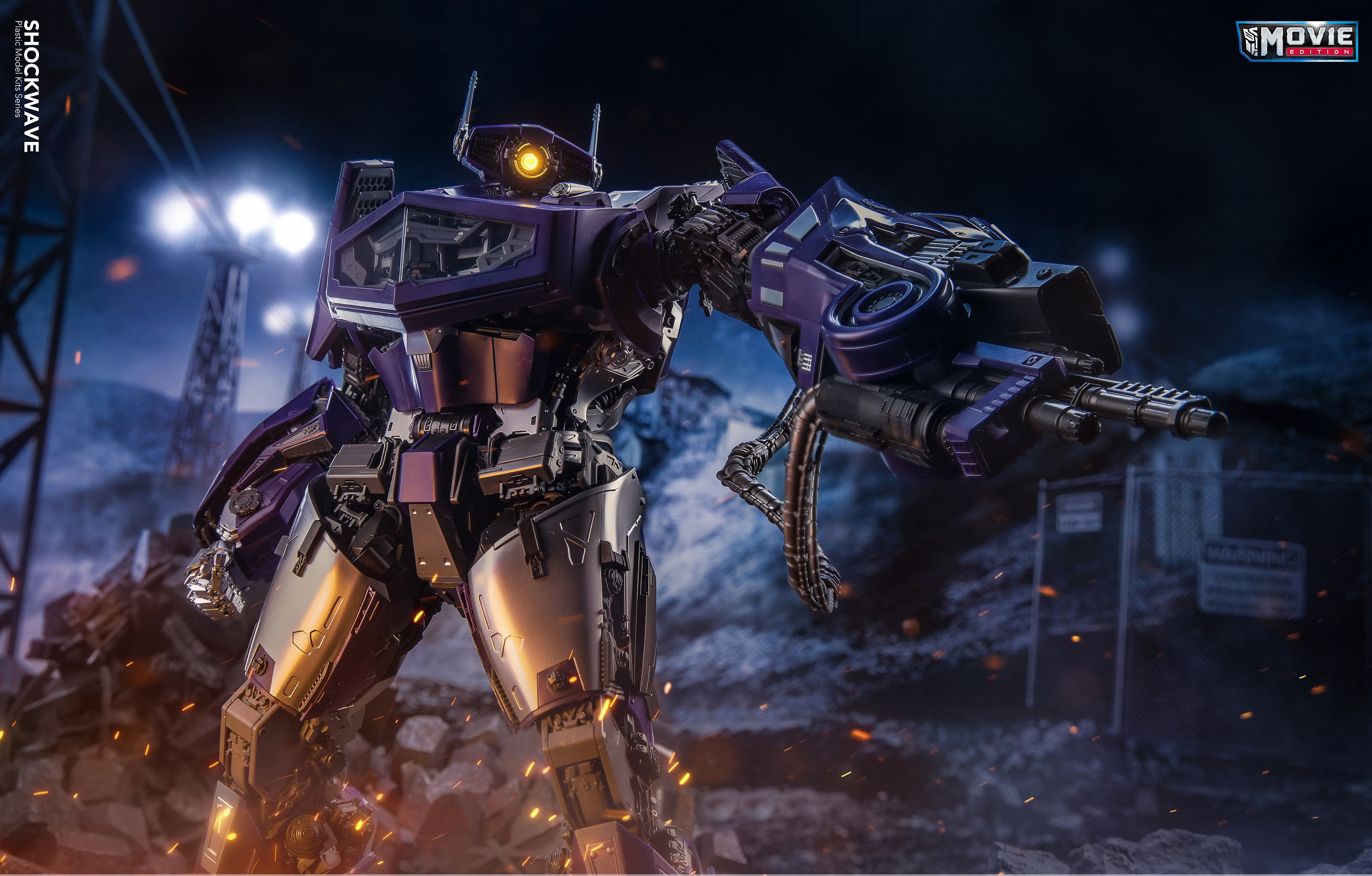 YOLOPARK TRANSFORMERS BUMBLEBEE THE MOVIE Shockwave Model Kit-30cm ...