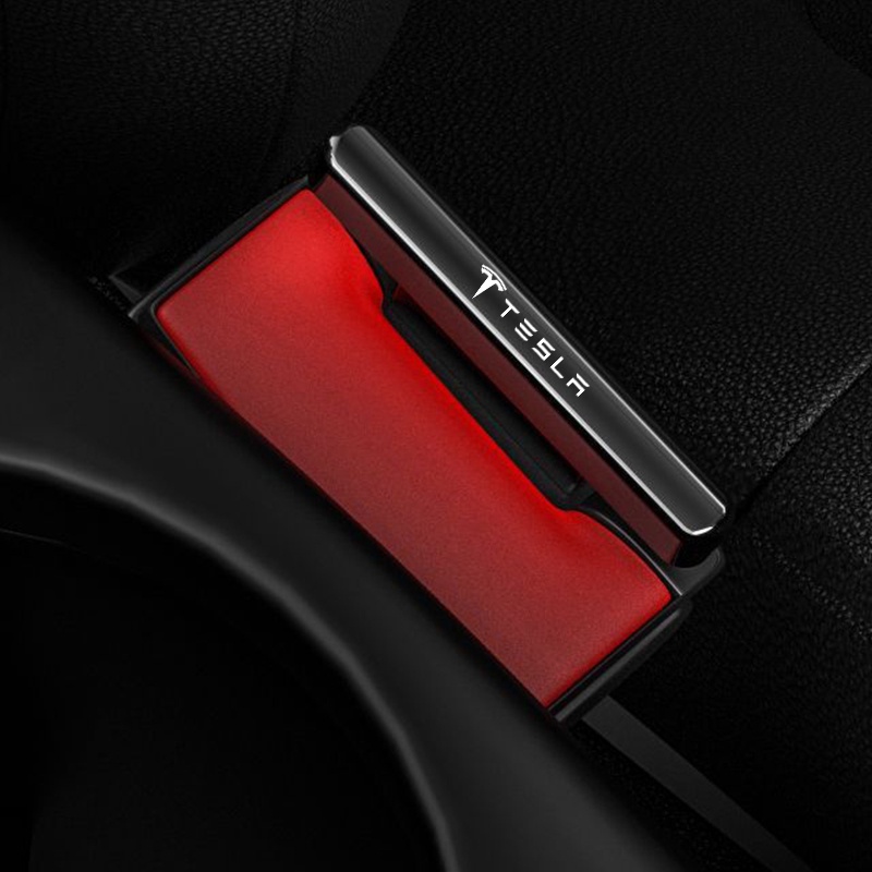 ZLWR Tesla Zinc Alloy Car Seat Belt Buckle Mini Hidden Seat Belt Buckle ...