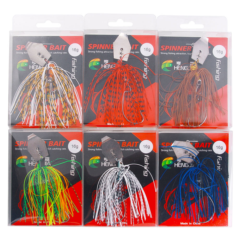 HENGJIA 1Pcs 15g/20g Chatter bait spinner bait weedless fishing lure ...