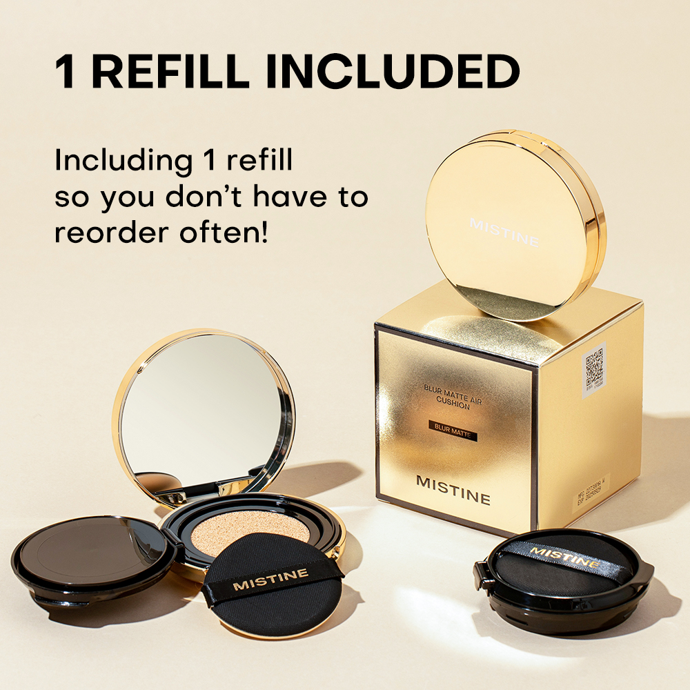 MISTINE Gold Cushion BB Cushion Poreless Long lasting waterproof Soft Oil Control Concealer BB氣墊 ...