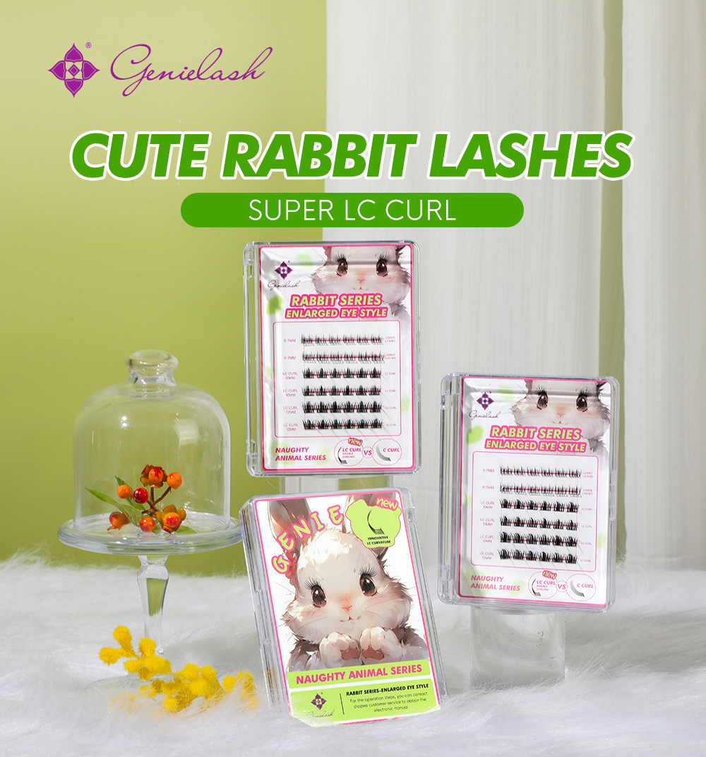 [Bunny Big Eyes] GENIELASH Rabbit False Eyelashes Extension with ...