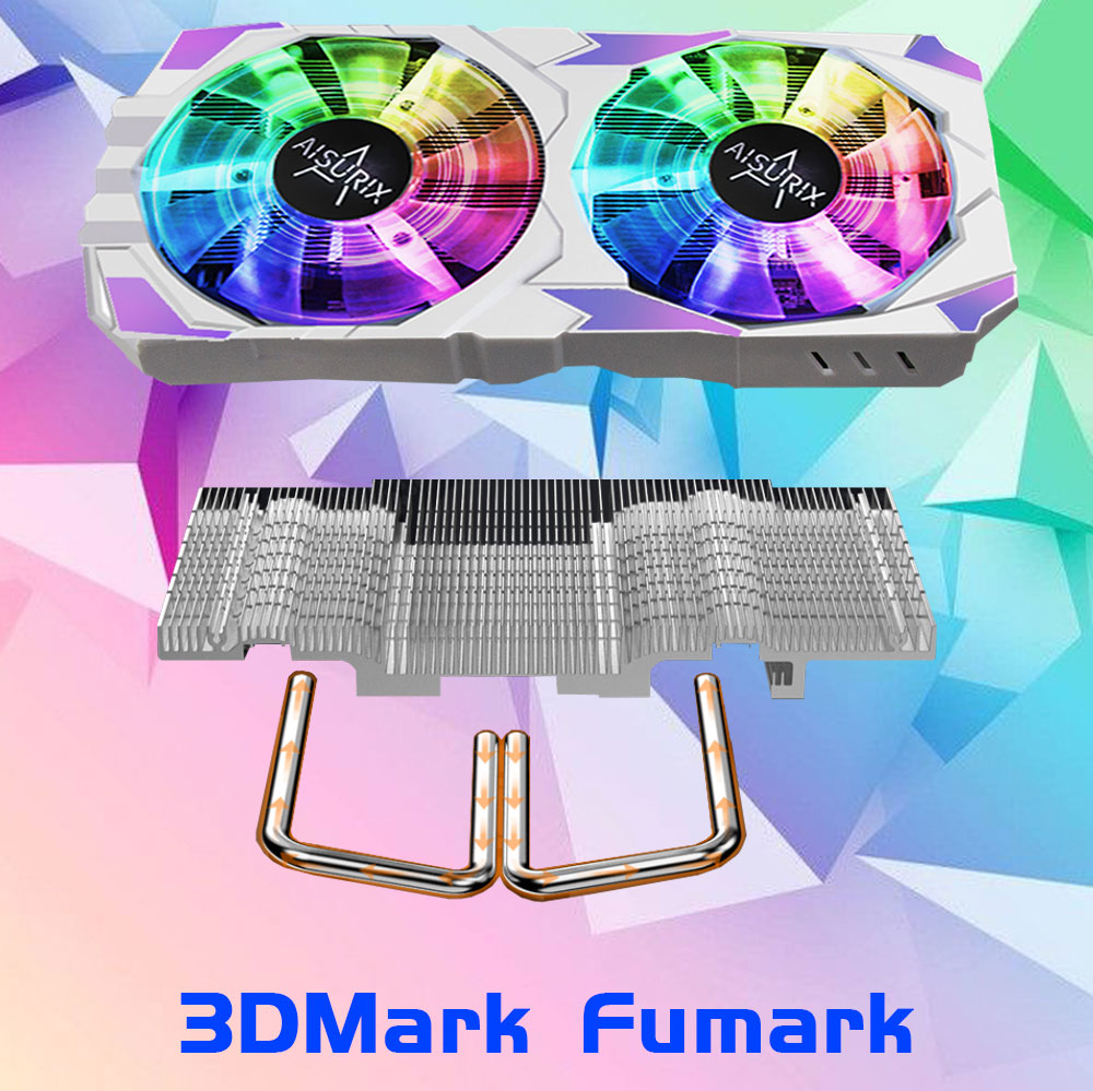 AISURIX RGB RX580 8G Graphics Card Colorful Lighting Video Card GDDR5 ...