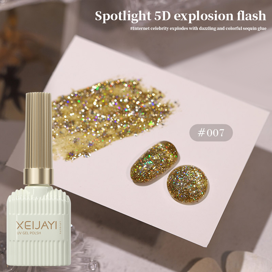 XEIJAYI 15ML Gorgeous Glitter Gel Nail Polish Set: Diamond Collection For Beginners - Perfect ...