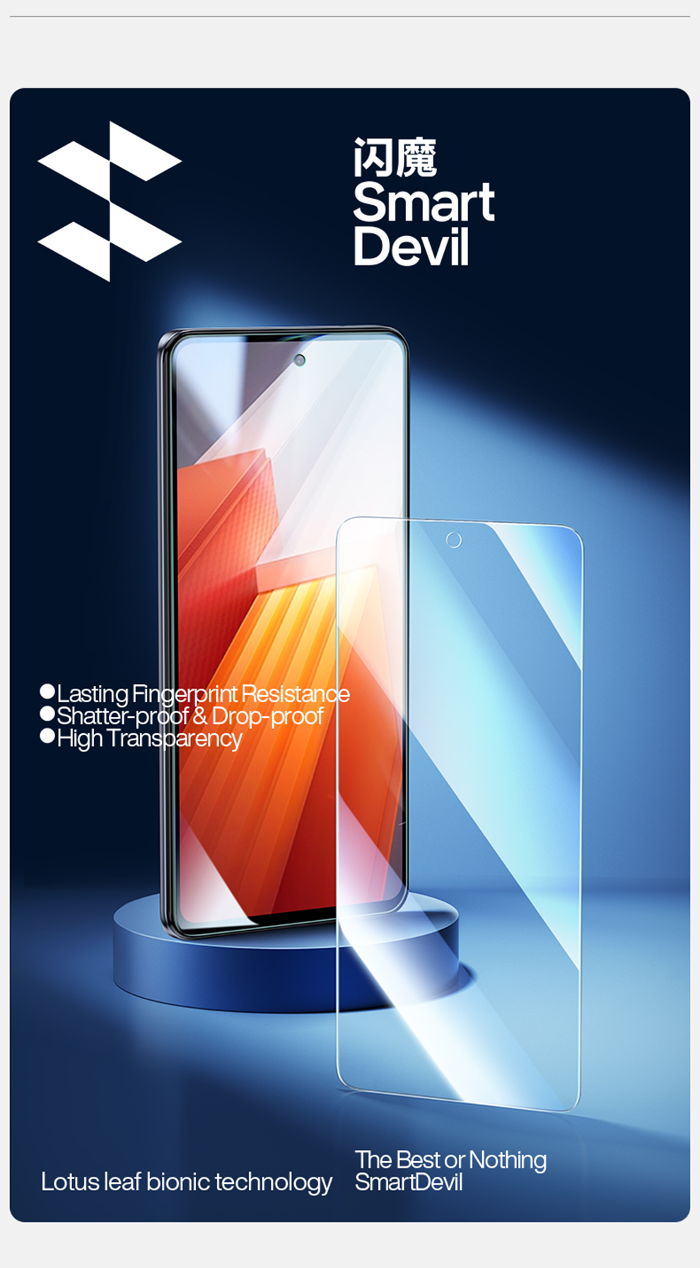 SmartDevil 2.5D Tempered Glass For Vivo iQOO Neo 8/9 Series HD Drop ...